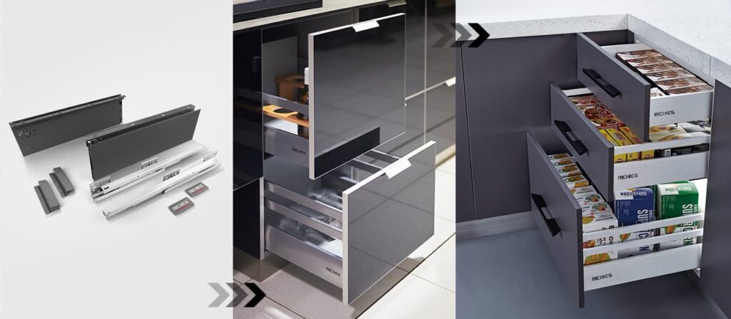 Kitchen Tandem Box Accessories with Best Designs | Edgebands